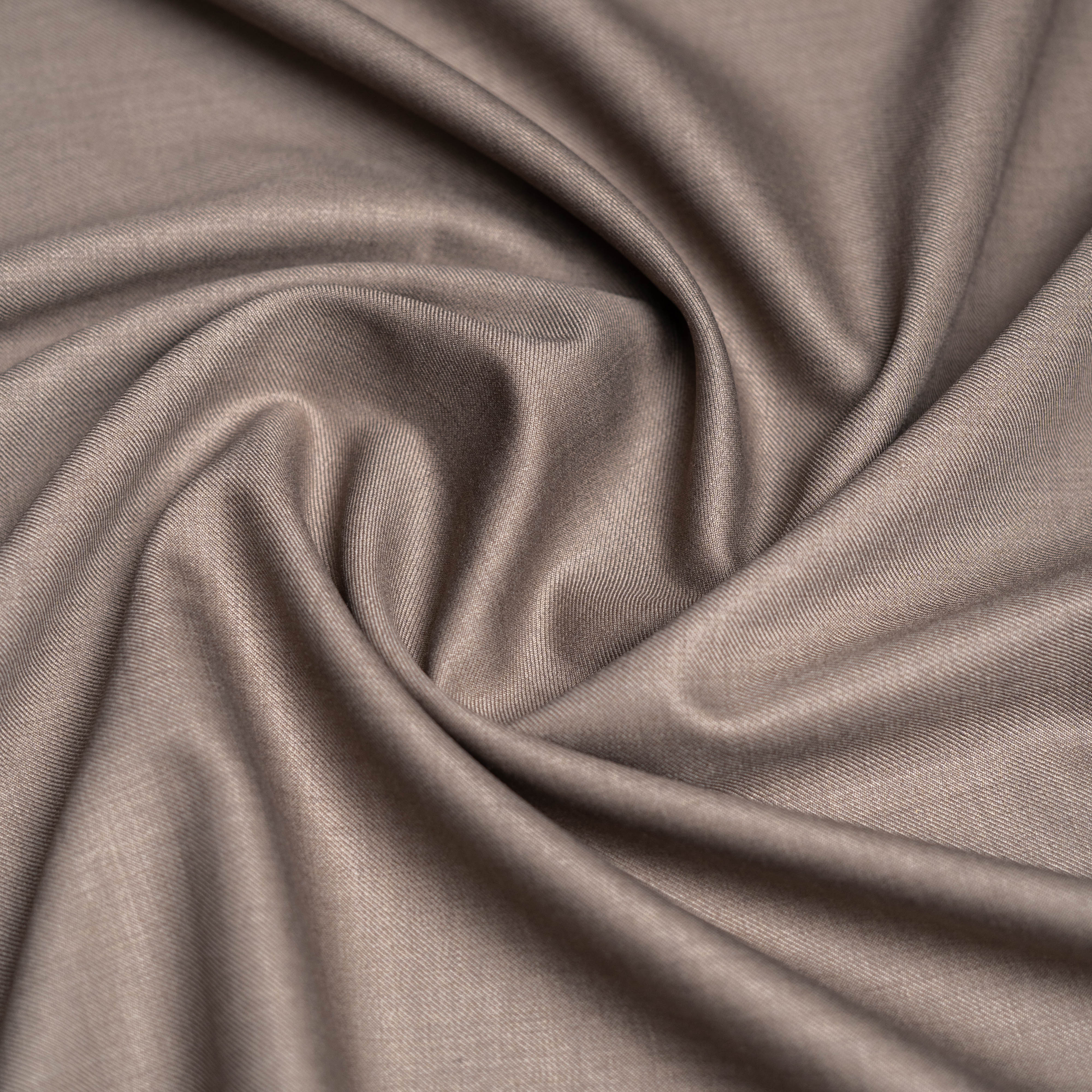 Slate Brown Plain Wool Blend, Tropical Exclusive Suiting Fabric ...